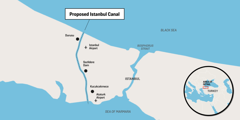 In Turkey, Erdogan's Proposed Istanbul Canal Project Is Controversial ...