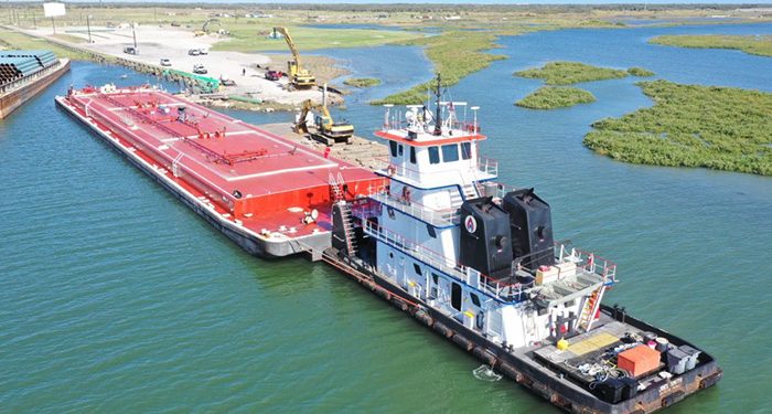 Aransas Pass private port processes 60,000 tons of cargo