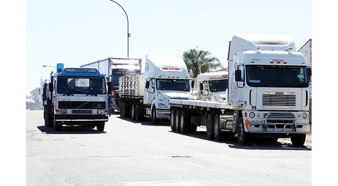 Consolidate cargo piles up at Beitbridge Border Post
